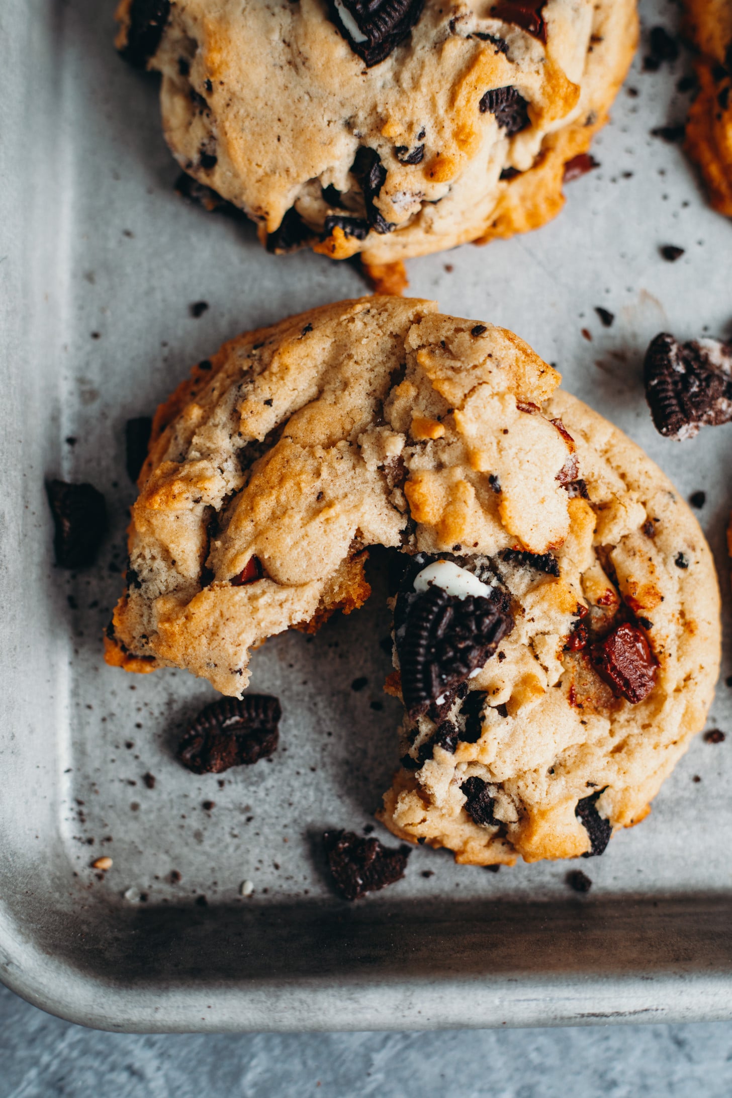 Thick and Chewy Vegan Oreo Chocolate Chip Cookies - Liv B.